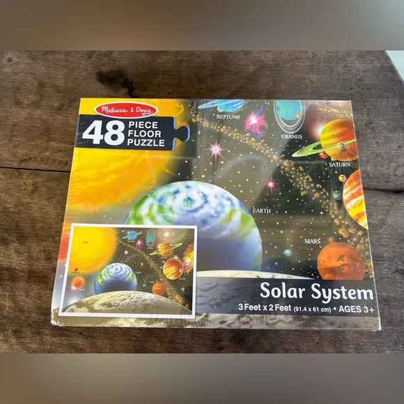 Melissa & Doug | Other | New Melissa Doug Solar System Floor Puzzle 48 ...